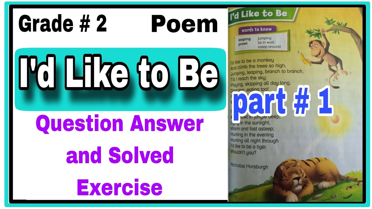 Question Answers l I'd Like to Be l Start easy knowledge. - YouTube