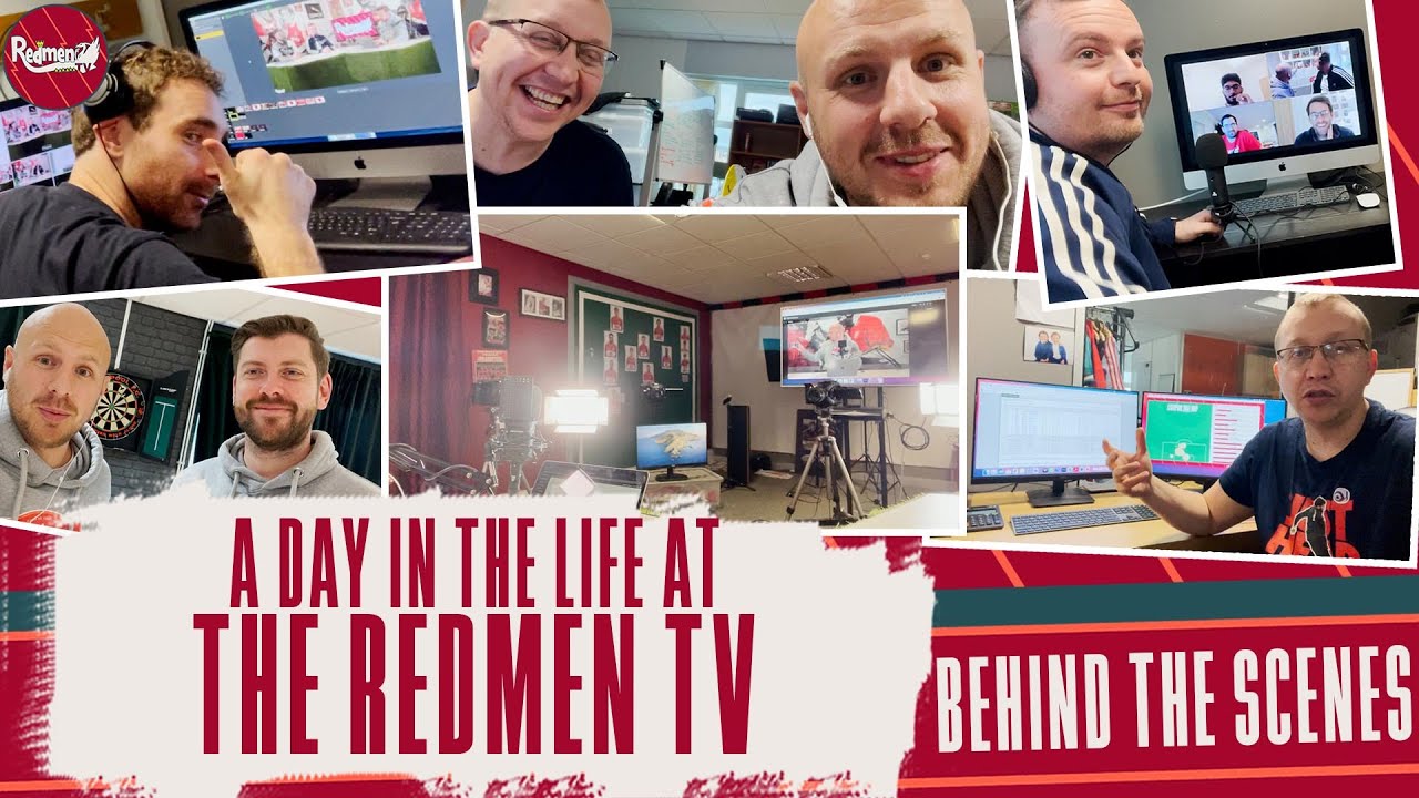 A Day in the Life at The Redmen TV | Behind the Scenes Vlog - YouTube