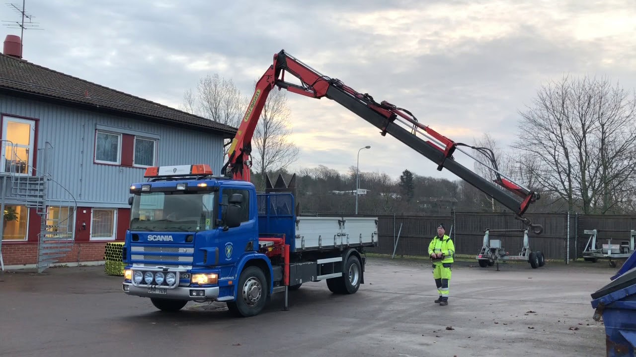 Köp kranbil Scania P94 -97 m gripskopa & timmergrip på klaravik.se ...