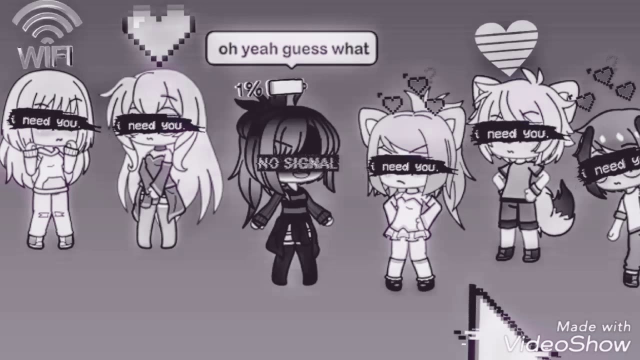 A gacha life glitching character - YouTube