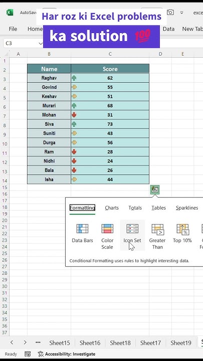 Har roz ki Excel problems ka solution #excel #computer #exceltips #viral #tutorial - YouTube