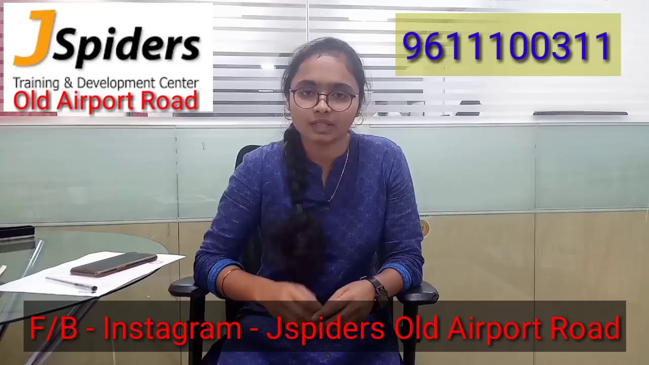 #Jspiders Full Stack Development Training & Placement Center in Old Airport Road Bengaluru - YouTube