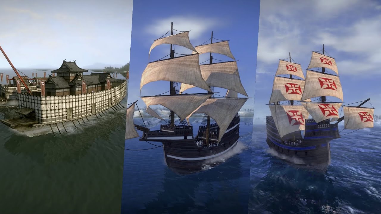 Total War: Shogun 2 - All Naval Units Showcase & Battle Demonstrations ...