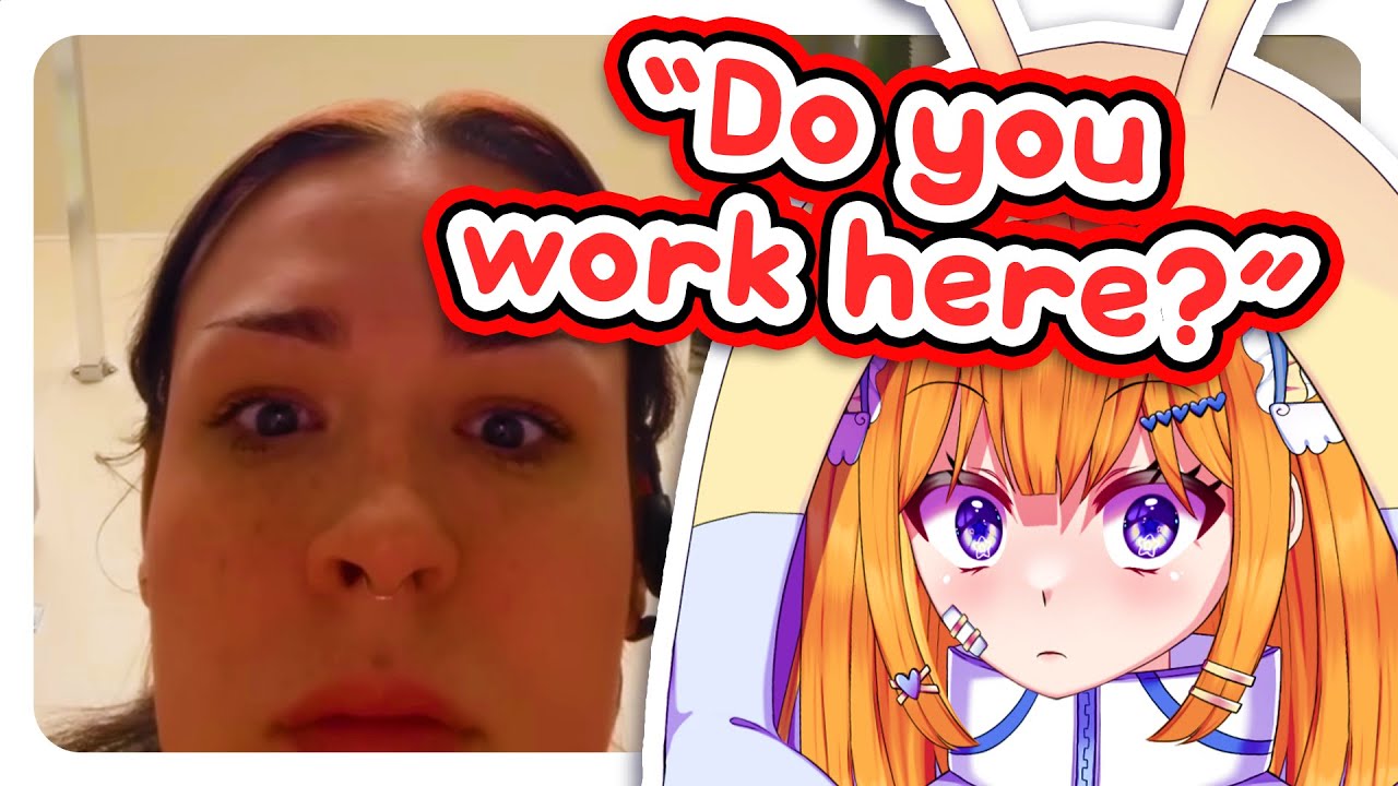 Customer followed her into the BATHROOM?? | Snail Vtuber reacts to ...