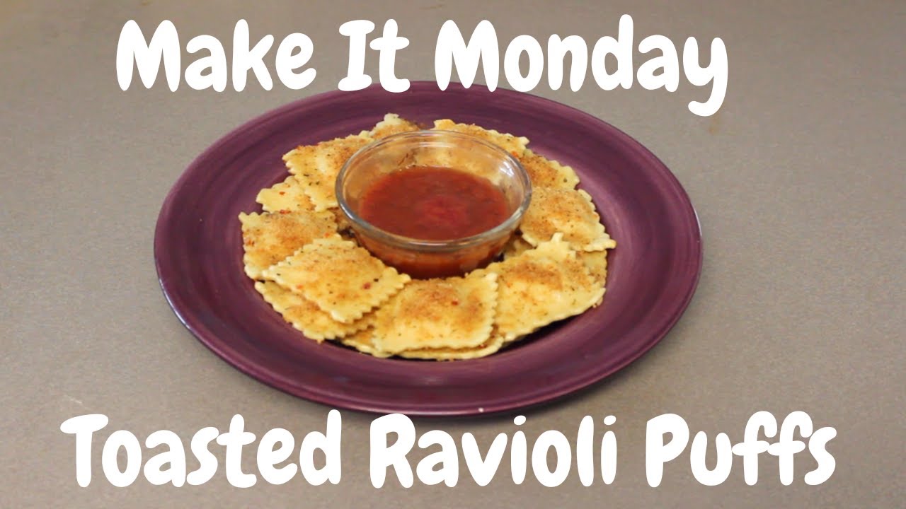 Toasted Ravioli Puffs | Make it Monday - YouTube