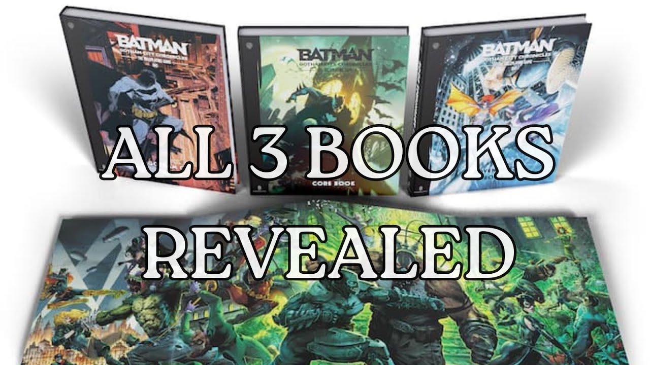 Batman: Gotham City Chronicles RPG - First Look and page turn - YouTube