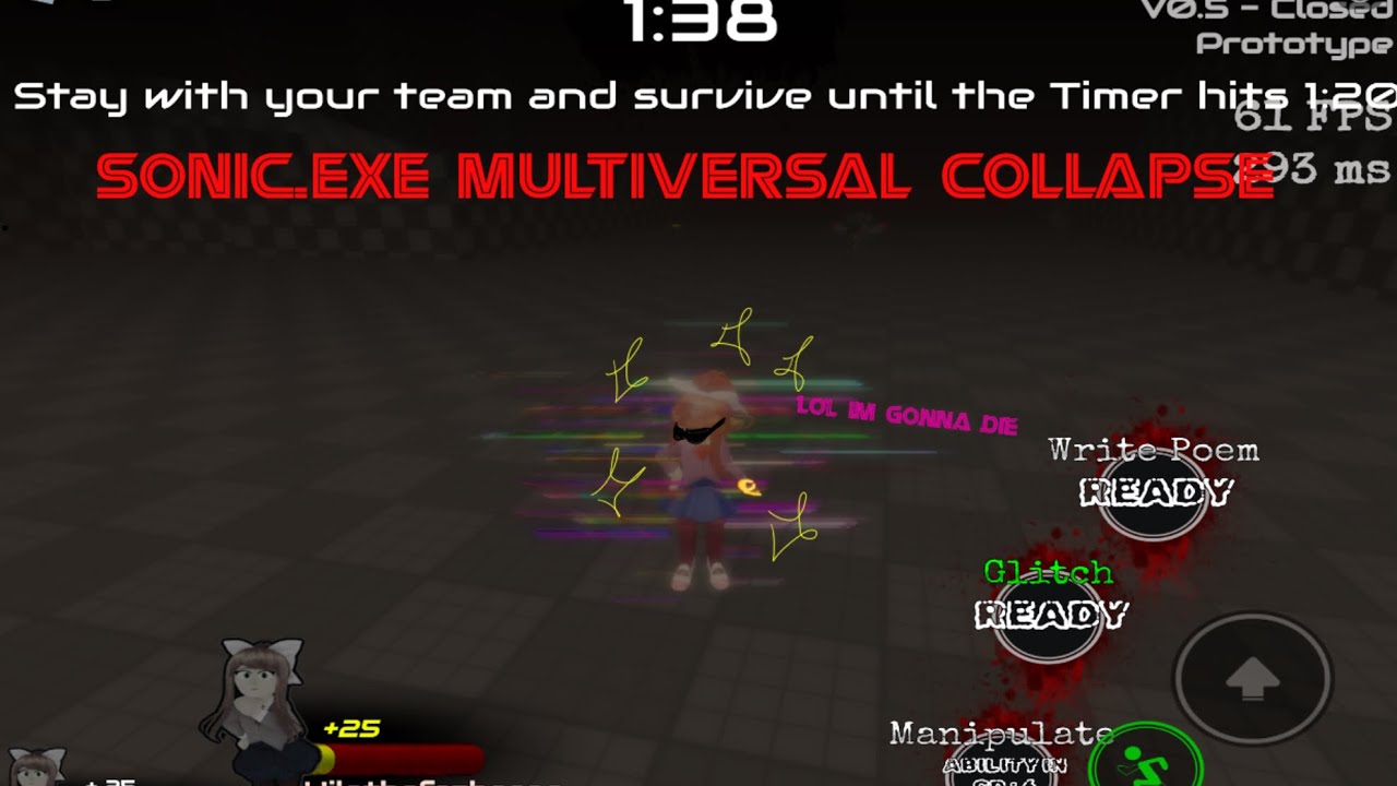 SONIC.EXE DC LEAK GAMEPLAY!!,!! || sonic.exe multiversal collapse ...