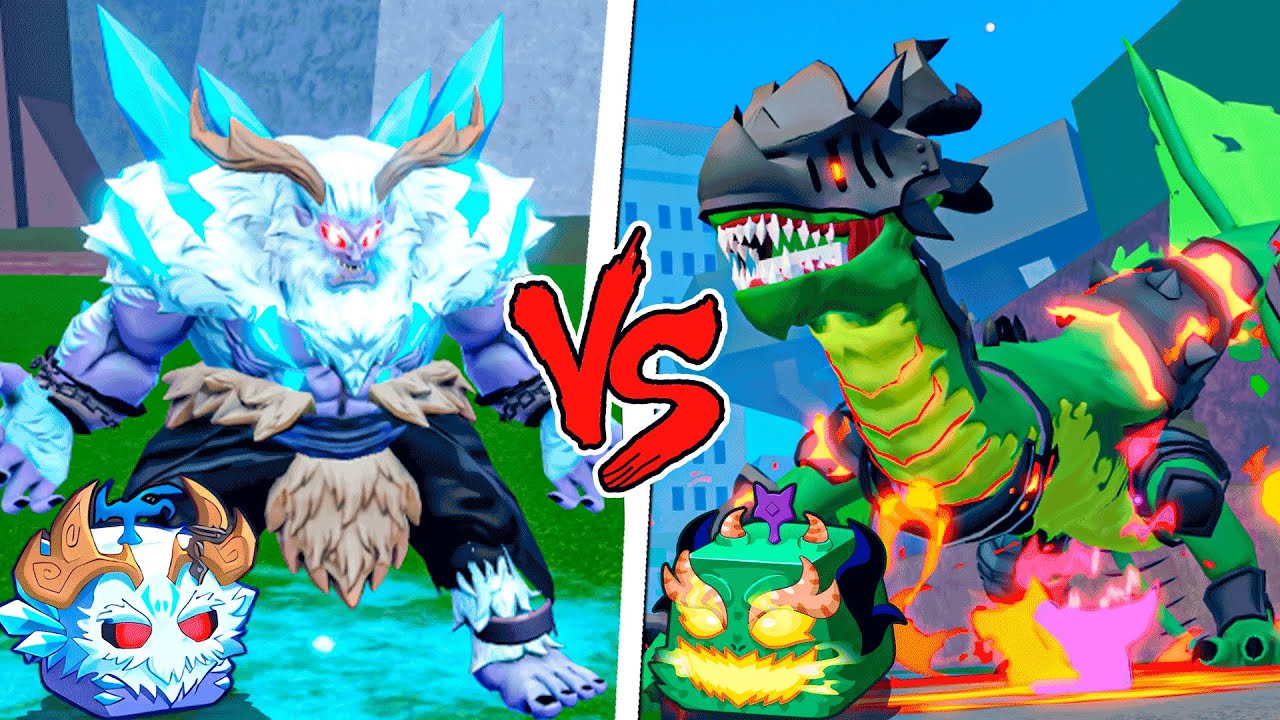 YETI VS DRAGON no BLOX FRUITS!! - YouTube