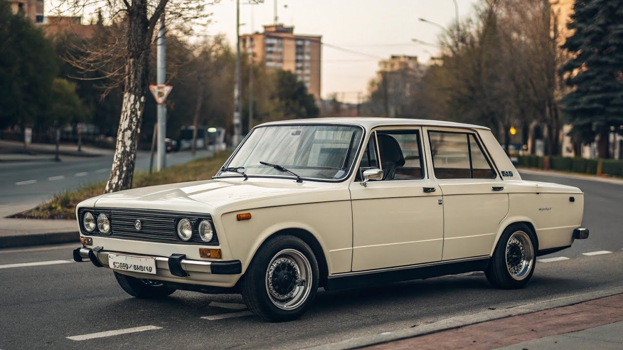 LADA VAZ-2106 2026 в кремово-белом цвете — Возвращение советской легенды с шокирующим ...
