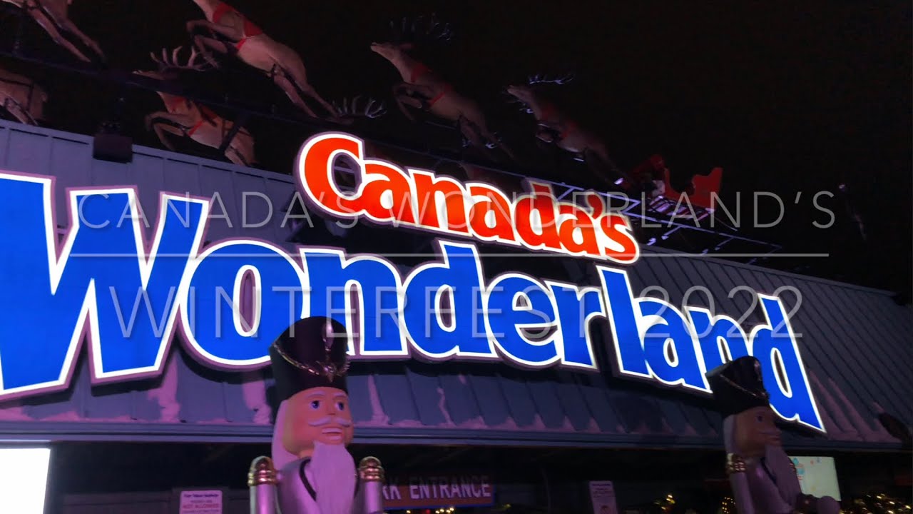 [4K] Canada’s Wonderland’s WinterFest 2022 | Overnight Stay at Aloft ...