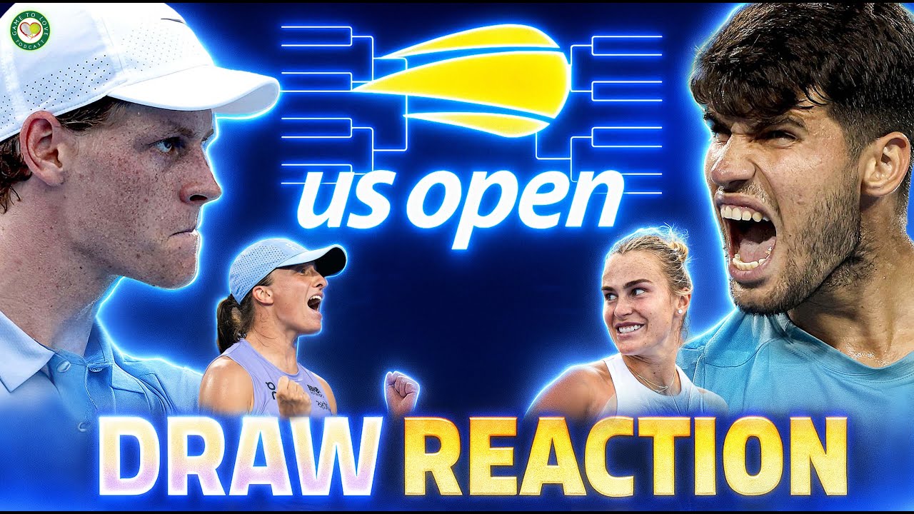 Sinner & Swiatek EASY Draw? Alcaraz & Djokovic SAME SIDE! | US Open ...