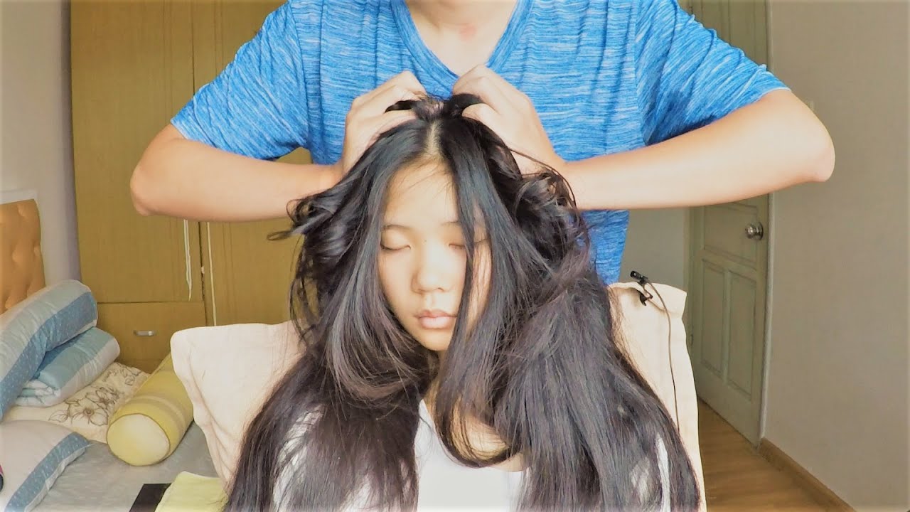 Relaxing Asmr Massage Healing Head Massage And Scalp Scratching Youtube