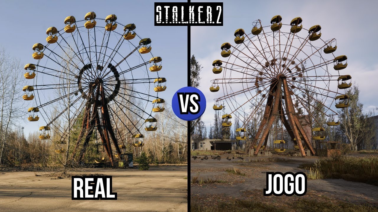 STALKER 2 VS REALIDADE | Comparando Lugares Reais De Chernobyl - YouTube