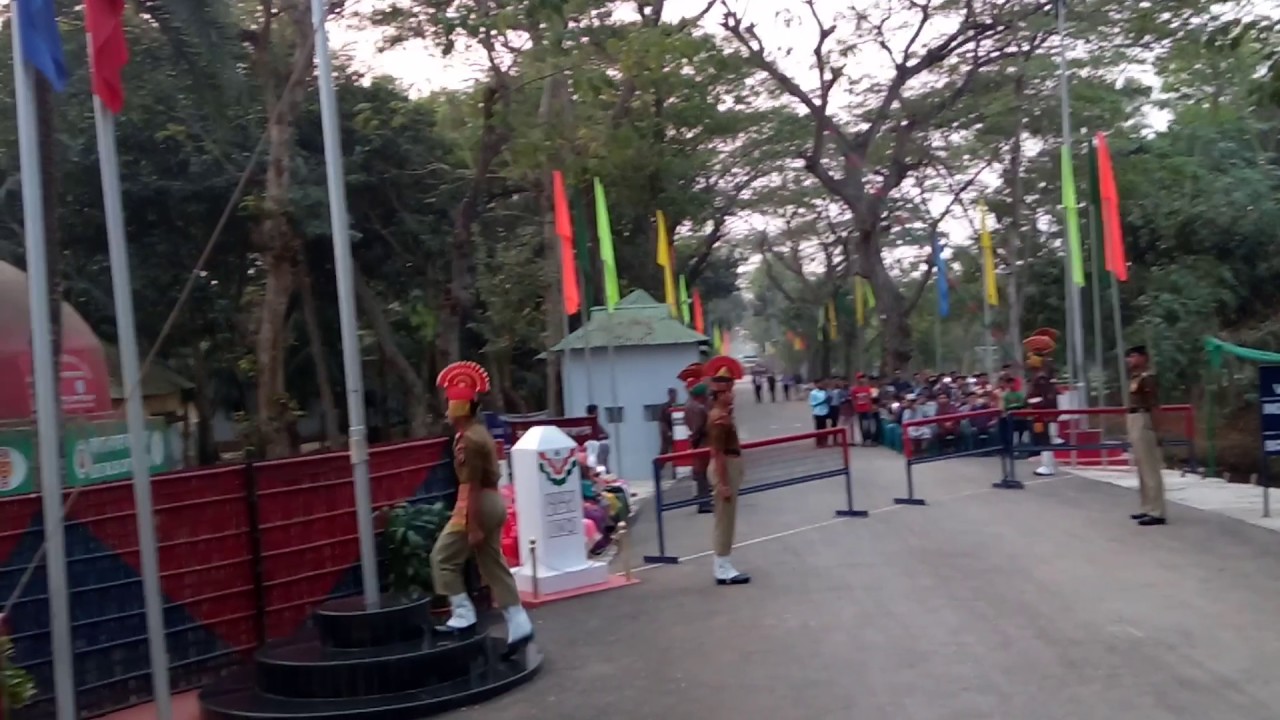 ind-bangladesh border agartala. - YouTube