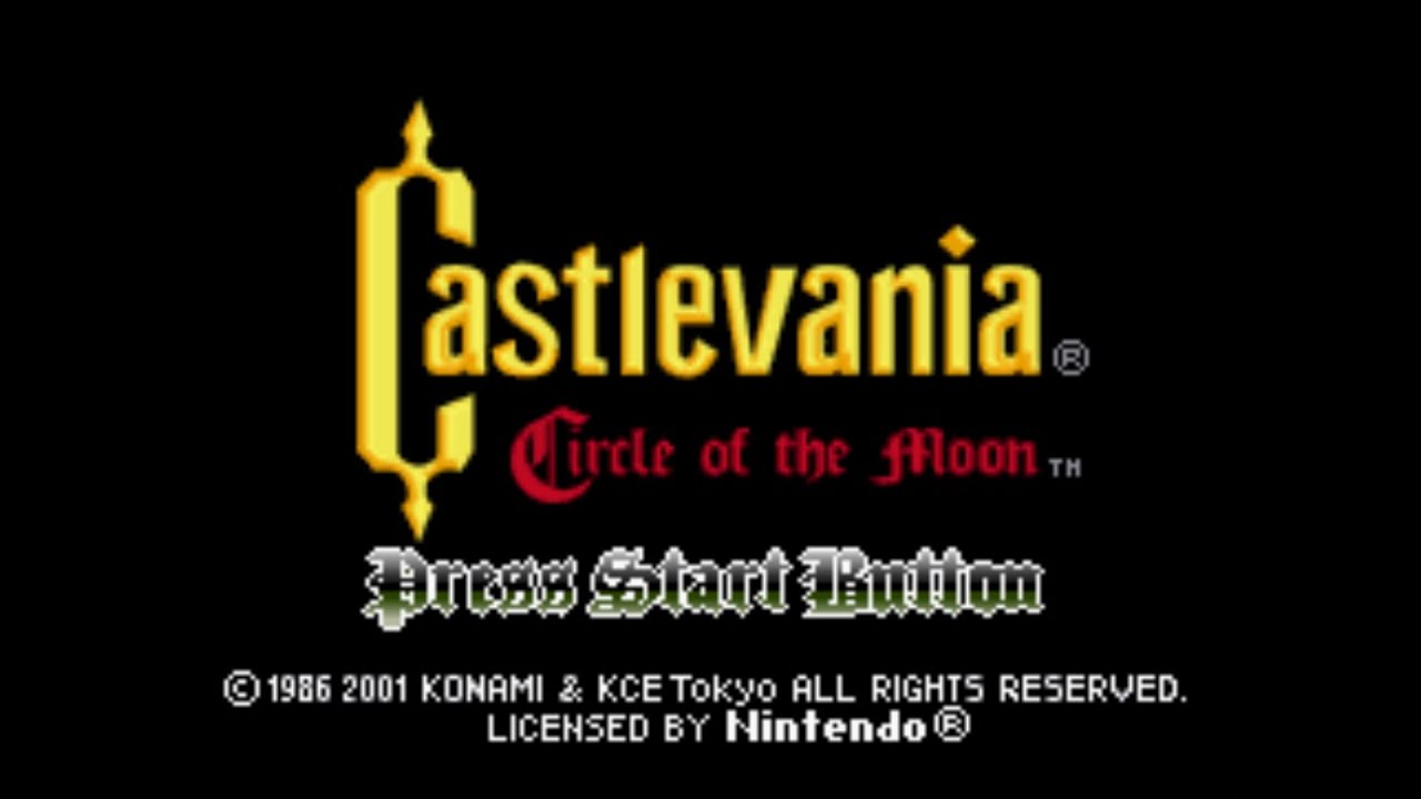 Castlevania: Circle of the Moon Main Menu Theme - YouTube