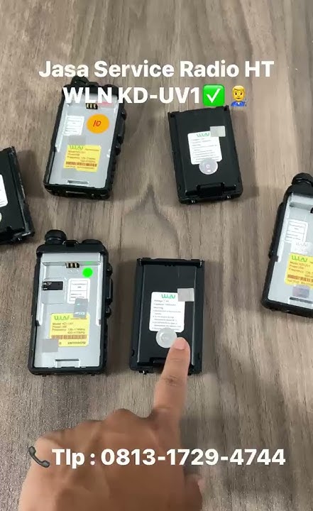 Bengkel Radio HT WLN KD UV1 - YouTube