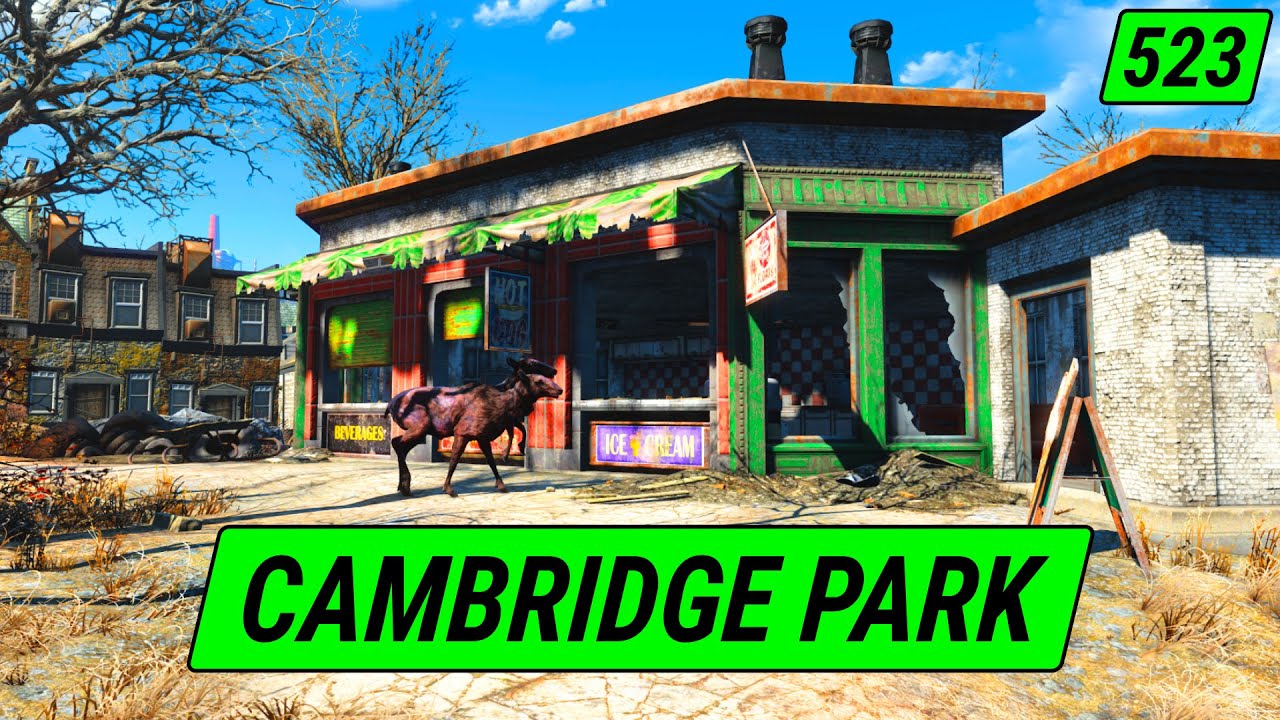 Peaceful Walk Through Cambridge Park | Fallout 4 Unmarked | Ep. 523 ...