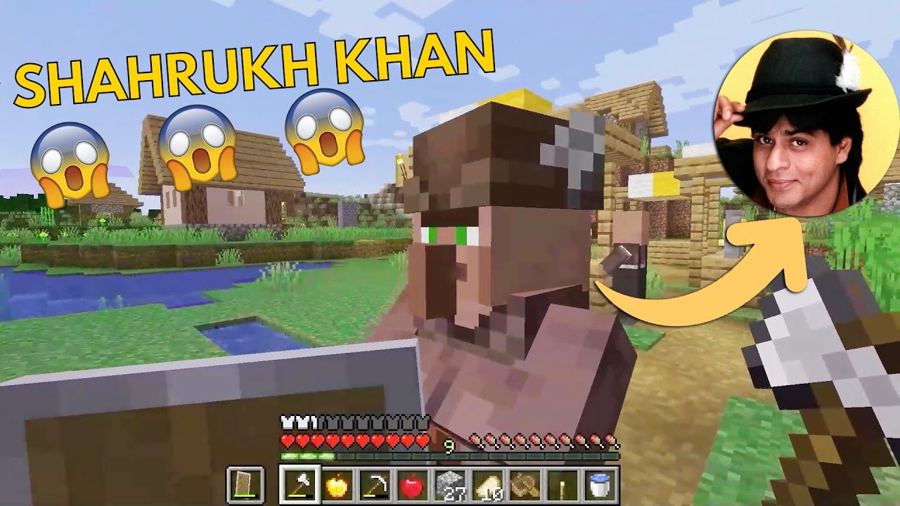 FOUND SHAHRUKH KHAN'S MINECRAFT VERSION | PART 1 - YouTube