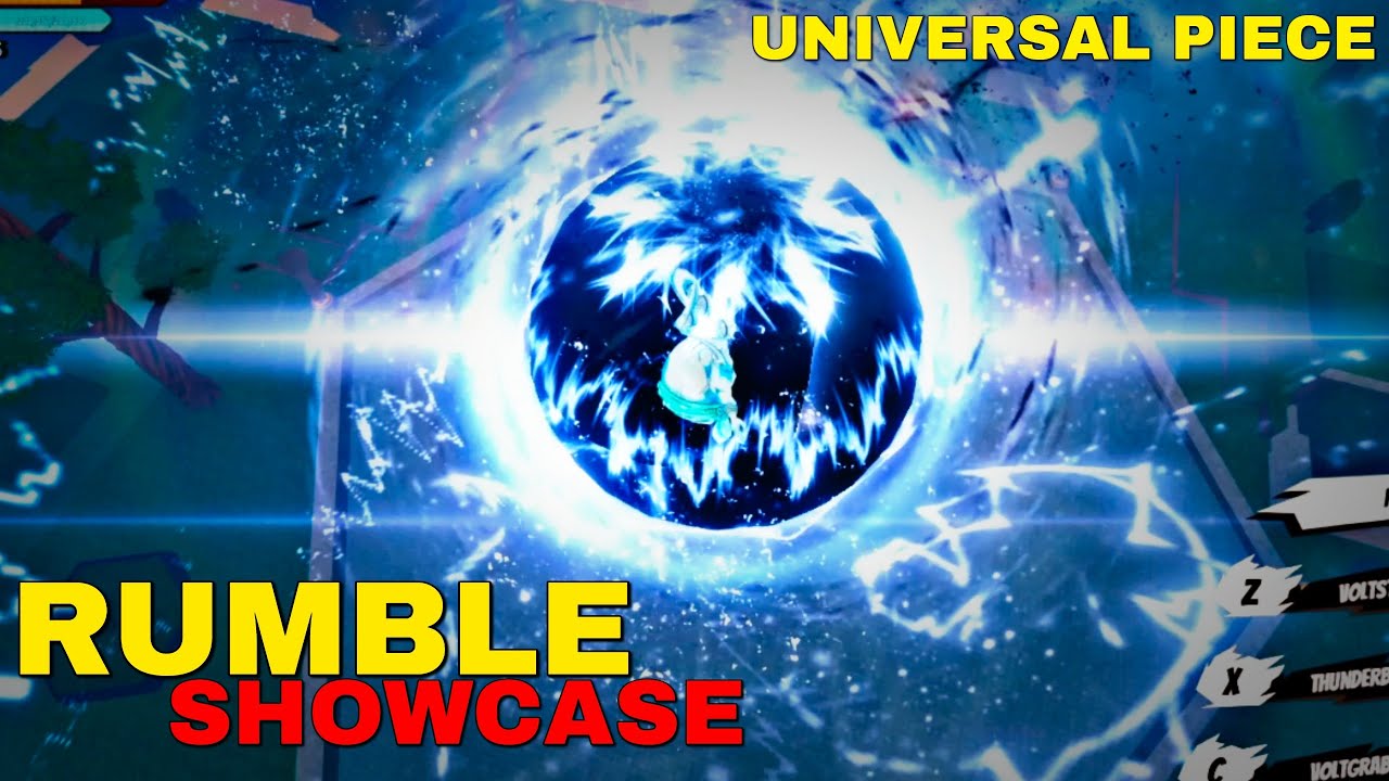 RUMBLE FRUIT FULL SHOWCASE || Universal Piece || NEW GAME - YouTube