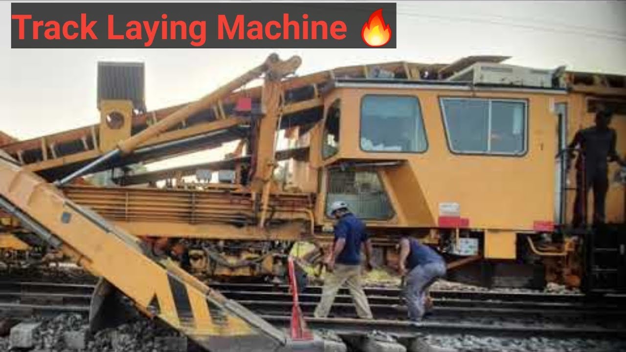 Track Laying Machine - YouTube