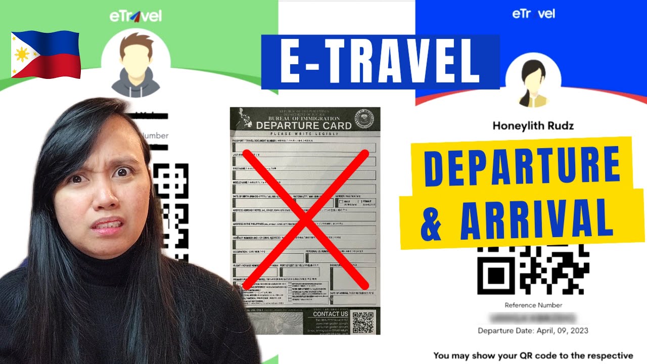 Wala nang paper based departure cards? Paano mag register sa e-Travel ...
