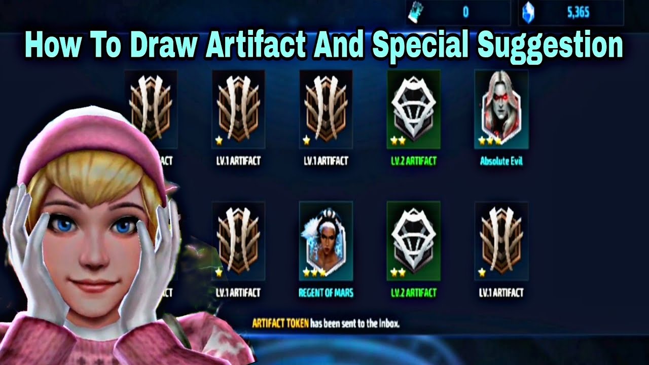 How To Draw Artifact And Special Suggestion - Marvel Future Fight - YouTube