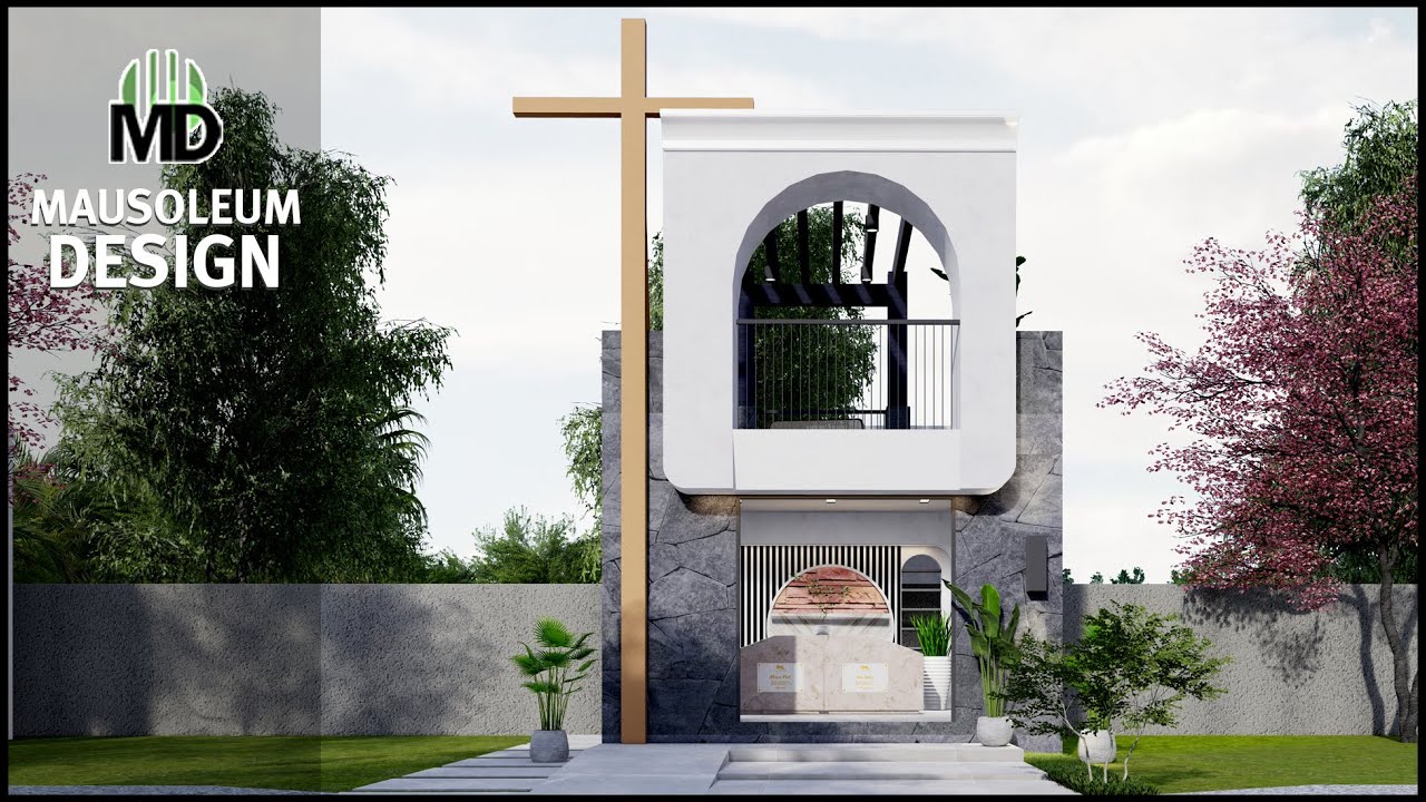 Mausoleum Design - 5X4M W/ Roof Deck EP68 - YouTube