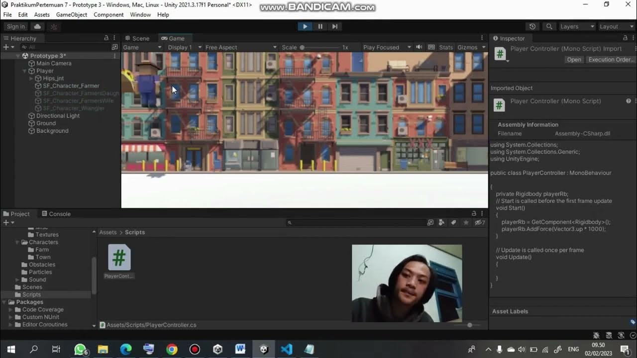 Praktikum Pertemuan 7//Pemrograman Game - YouTube