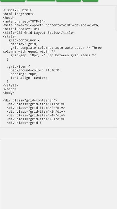 Make A Css Grid Layout Basics Coding Html Python Tutorial Smartphone Css Js