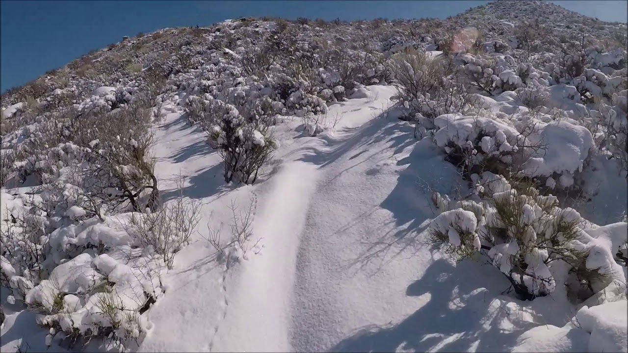 Beta Xtrainer High Desert snow ride 2019. - YouTube