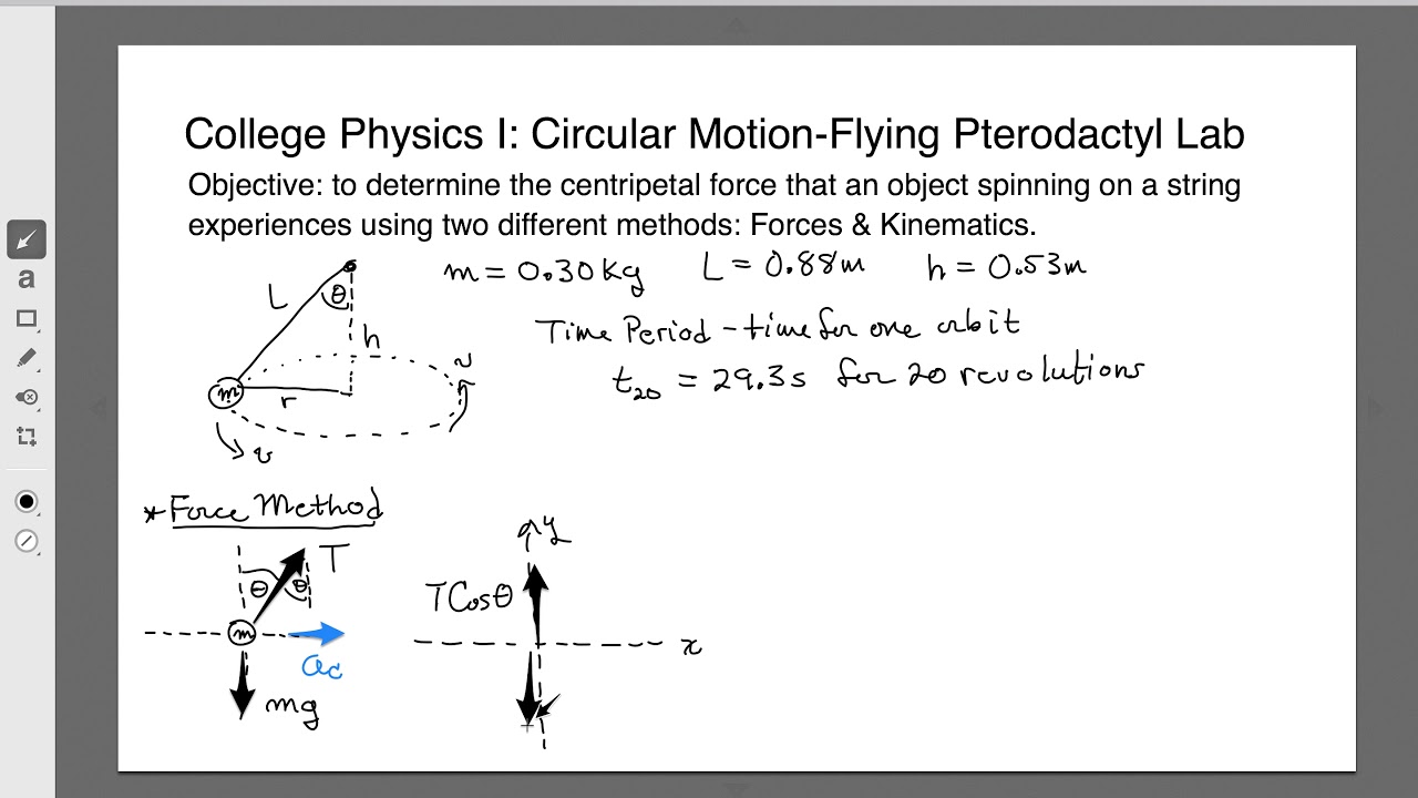 Intro to Circular Motion Lab Experiment - YouTube