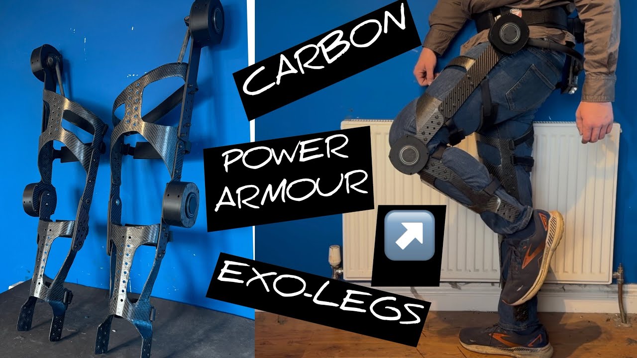 Mistakes were Made - Making carbon EXO-LEGS for POWER ARMOUR - YouTube