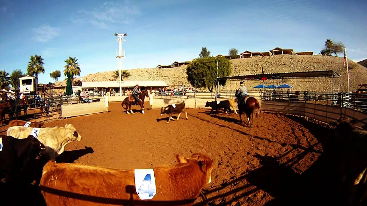 CCR 7s Ranch Sorting: Mike and Jennie Christian - YouTube
