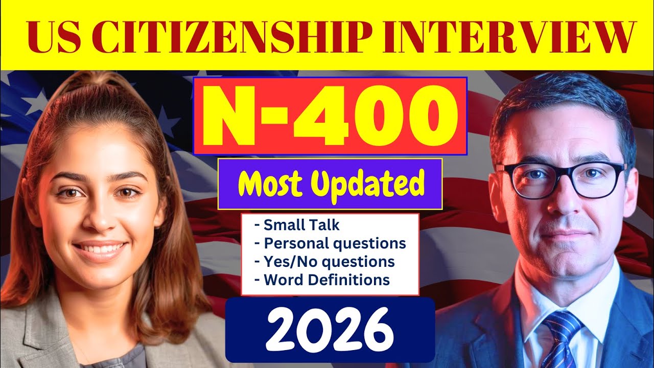 Real Interview, 2025 US Citizenship Interview & Test | N-400 ...