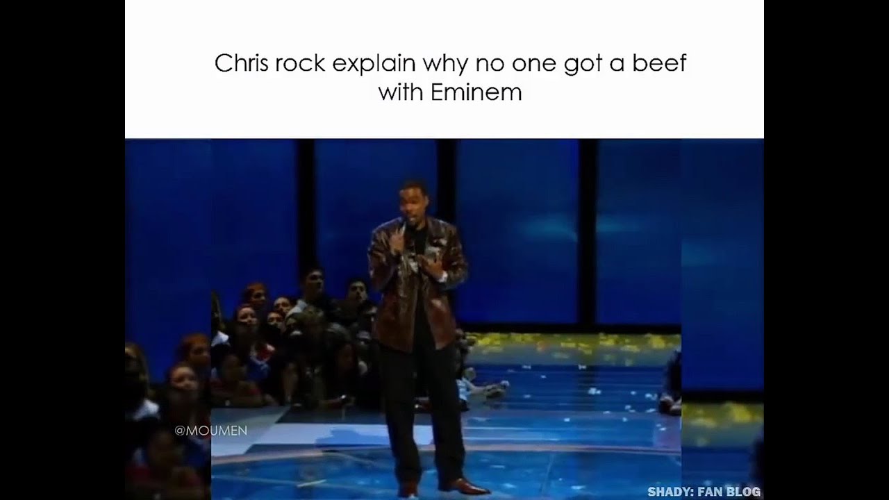 Chris rock explain why no one got beef with Eminem - YouTube