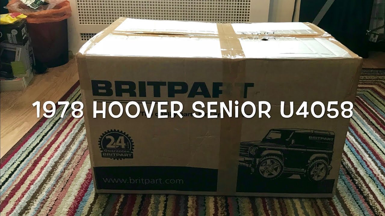 1978 Hoover Senior U4058 Shop Exclusive Model ? First Look - YouTube