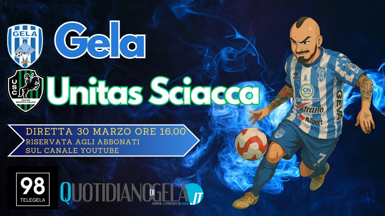 DIRETTA GELA CALCIO - UNITAS SCIACCA 2-2 - YouTube