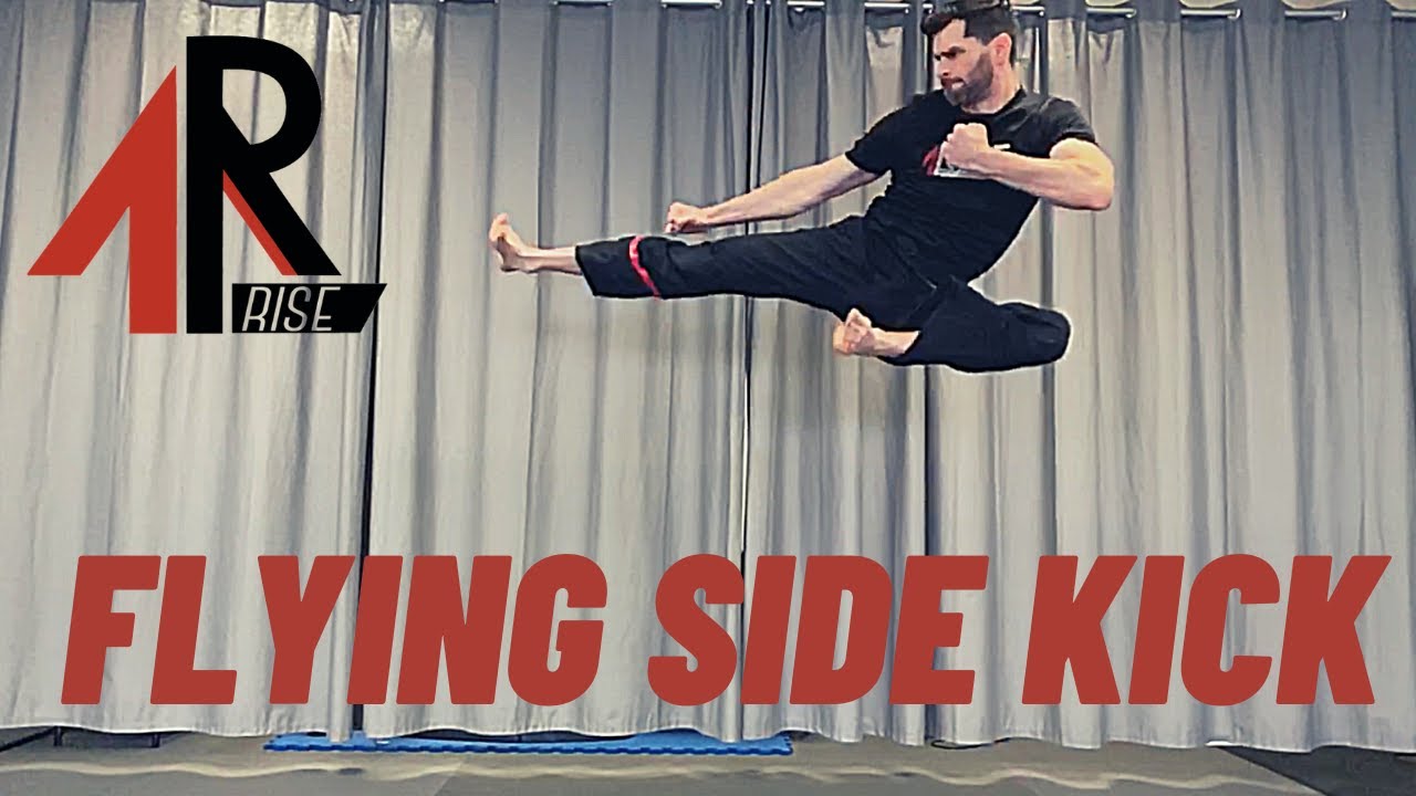 Flying Side Kick - Martial Arts Training - YouTube