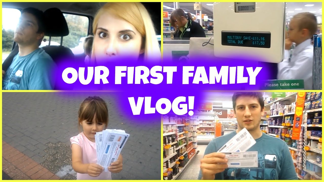 UK Family Vloggers go Extreme Couponing! - YouTube