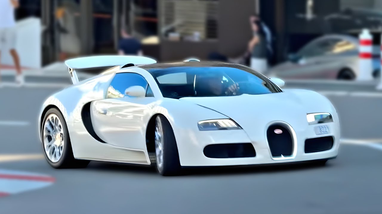 SUPERCARS SPOTTED IN MONACO | Billionaire Couple Cruising White Bugatti ...