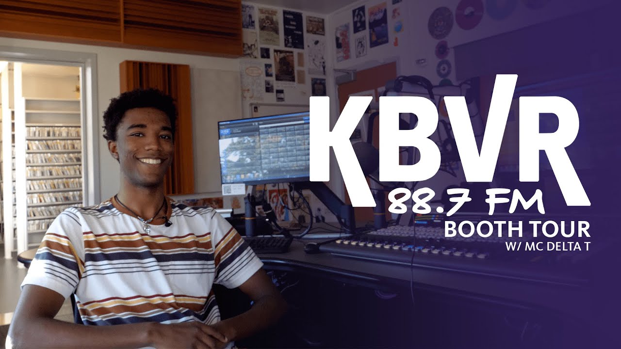 Booth Tour with MC Delta T | KBVR-FM - YouTube