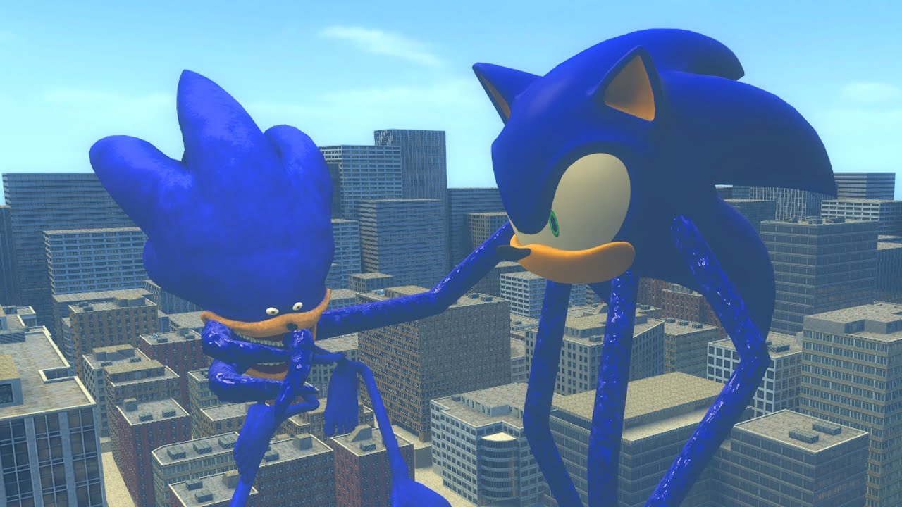 SONIC SMILEY'S VS ALL SHIN SONIC TAPES FAMILY in Garry's Mod - YouTube