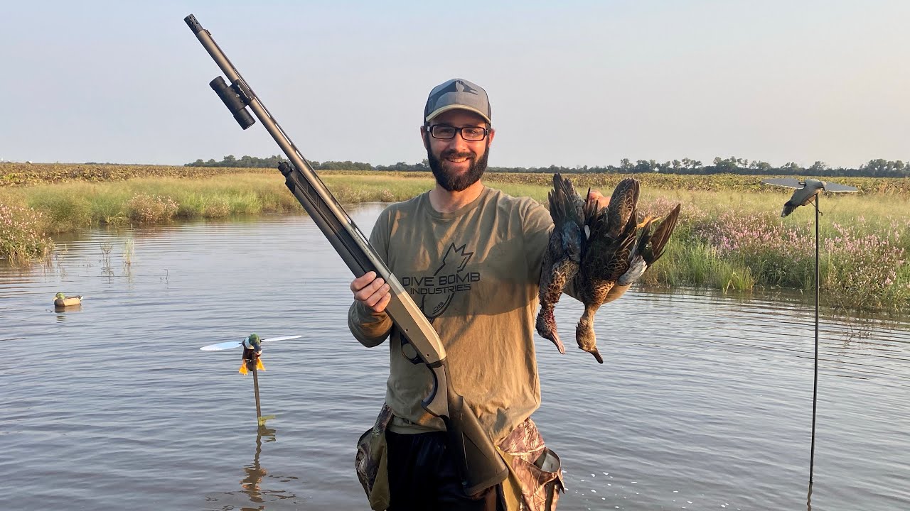 My First Teal Hunt of 2021!!! (Farm Pond Sheet Water) - YouTube