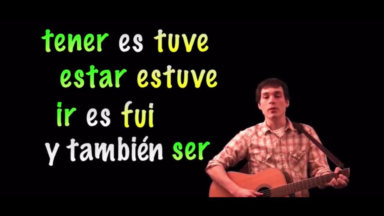 Irregular Preterit Cucaracha song lyrics - YouTube