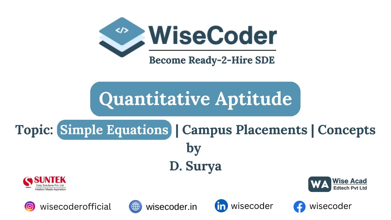 Simple Equations Quantitative Aptitude Tips Tricks Practice simple-equations-quantitative-aptitude-tips-tricks-practice