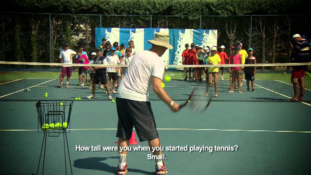 Cilic Helps Lead Umag Kids Clinic - YouTube