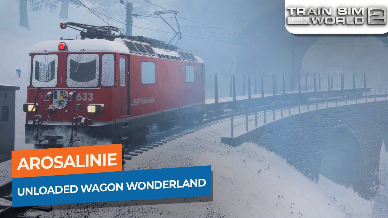 [TSW 2] Unloaded Wagon Wonderland - Arosalinie｜Drawyah - YouTube