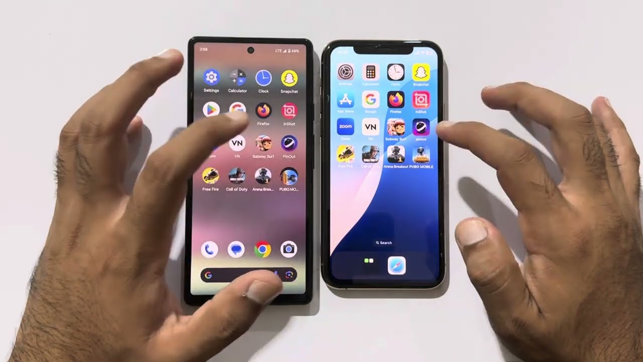 Google Pixel 6A vs iPhone 11 PRO - 2024 Speed Gaming Performance Test ...