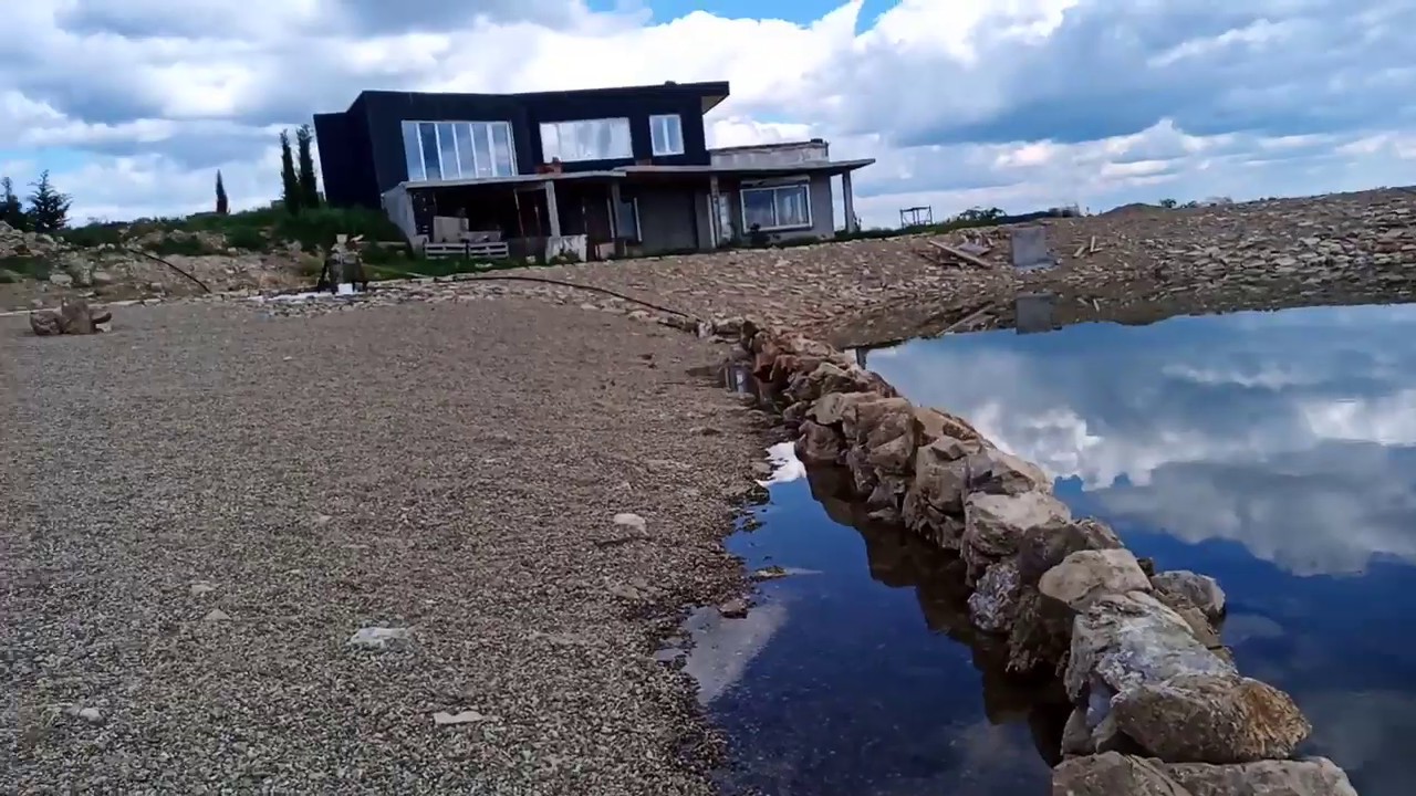 DIY natural pond with bentonite seal! ( part 6) - YouTube