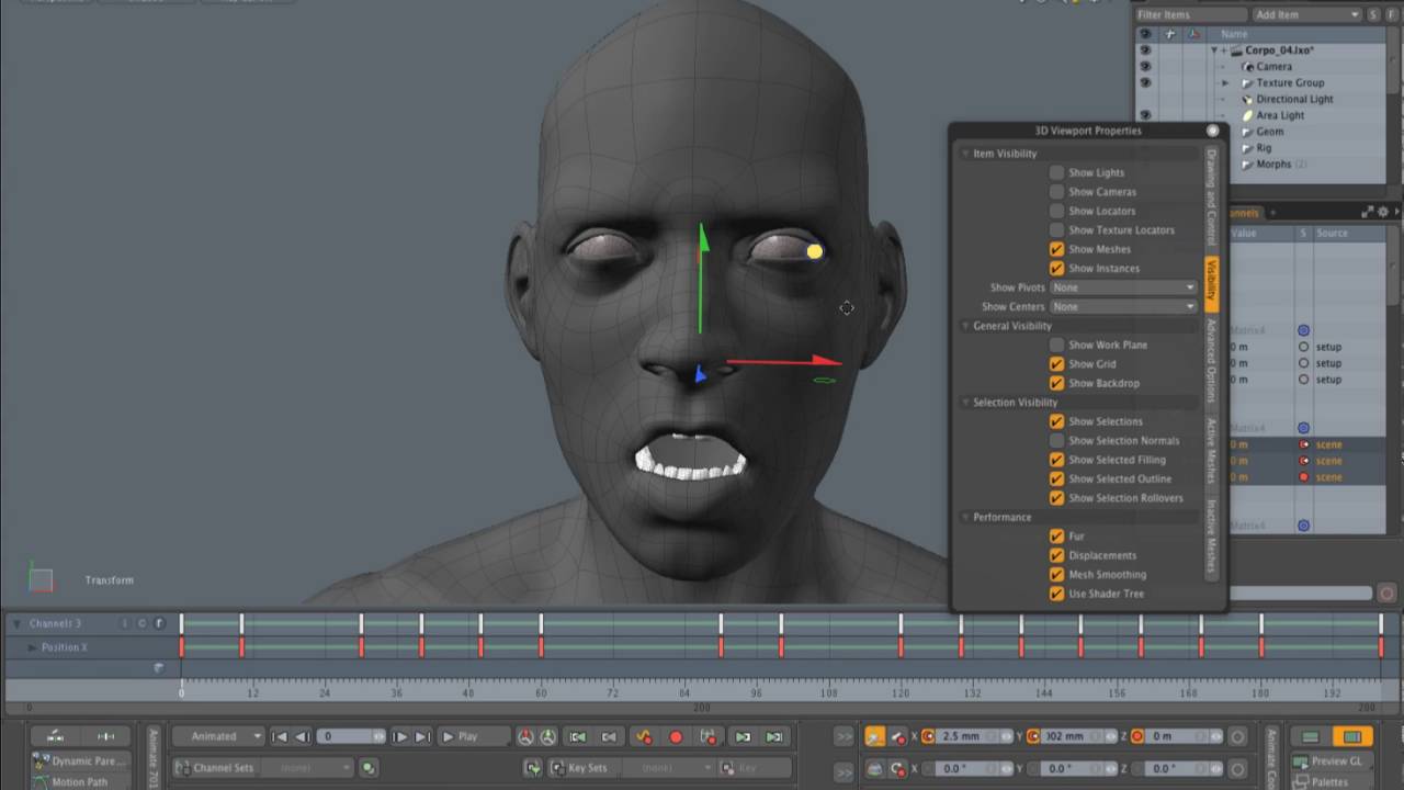 Facial Rigging Modo 902 - YouTube
